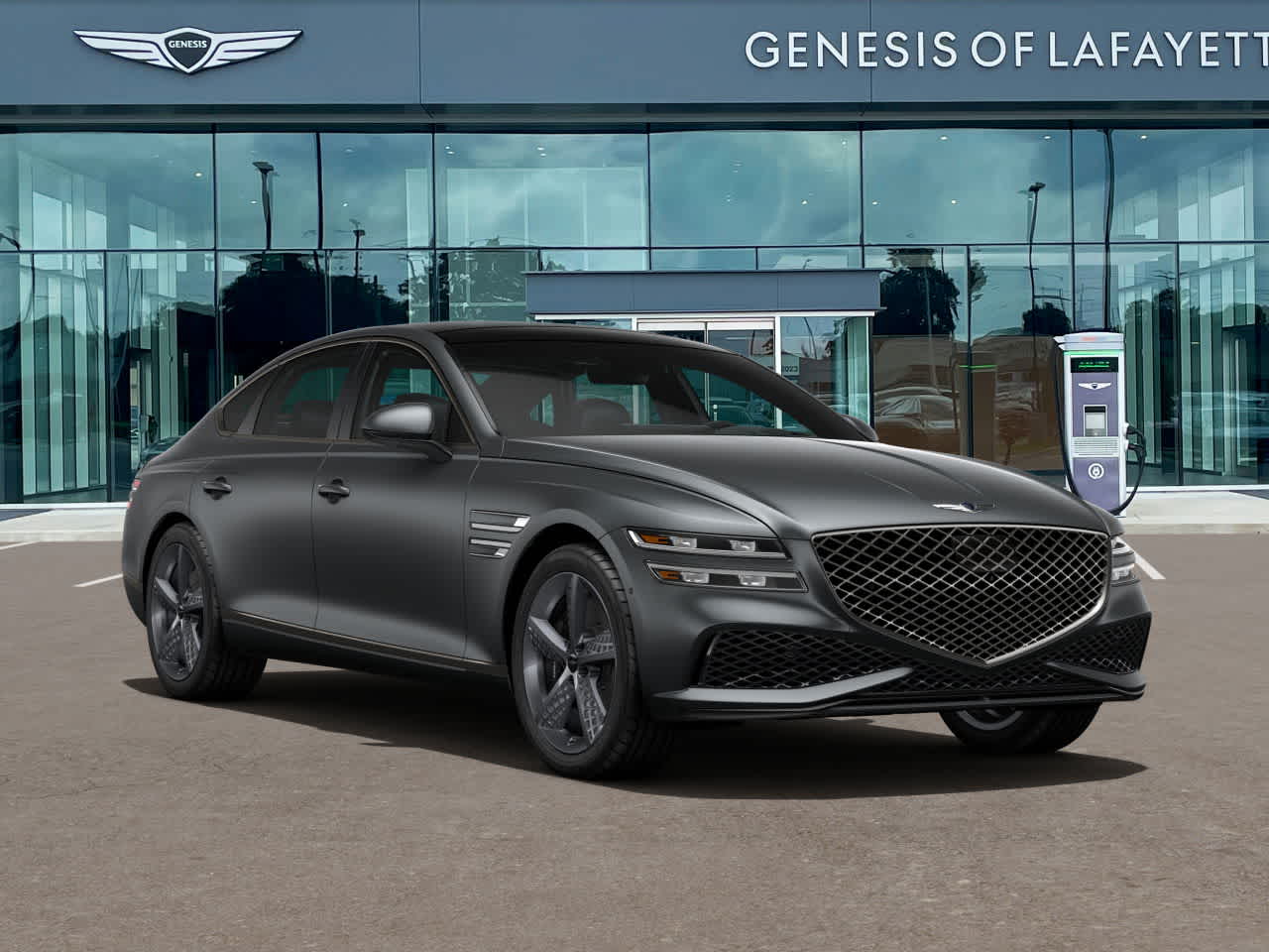 New 2024 Genesis G80 3.5T Sport 4dr Car in Lafayette #GN1497T | Genesis of Lafayette