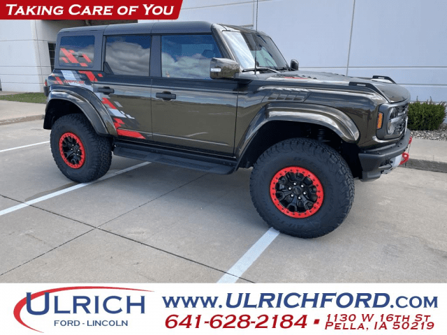 New Shelter Green Metallic 2024 Ford Bronco Raptor Sport Utility For ...