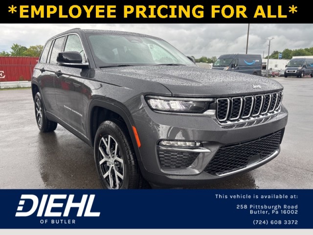 New 2025 Jeep Grand Cherokee Limited Utility in McKees Rocks #25BJ05006 | Diehl CDJR of Robinson