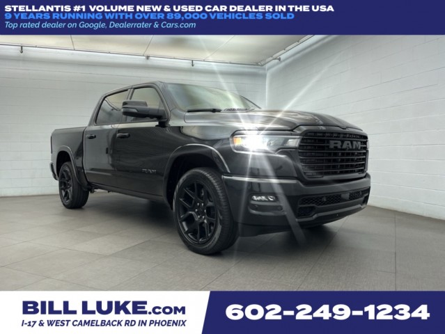 New 2025 RAM 1500 Laramie Crew Cab in Phoenix #DN73630 | Bill Luke Chrysler Jeep Dodge Ram