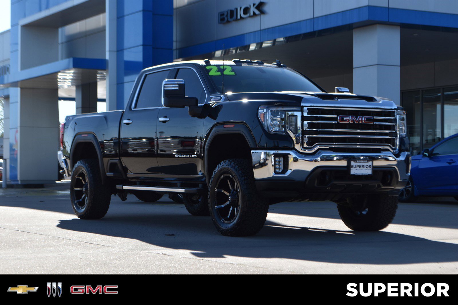 Gmc Sierra 2022 Lifted Blue