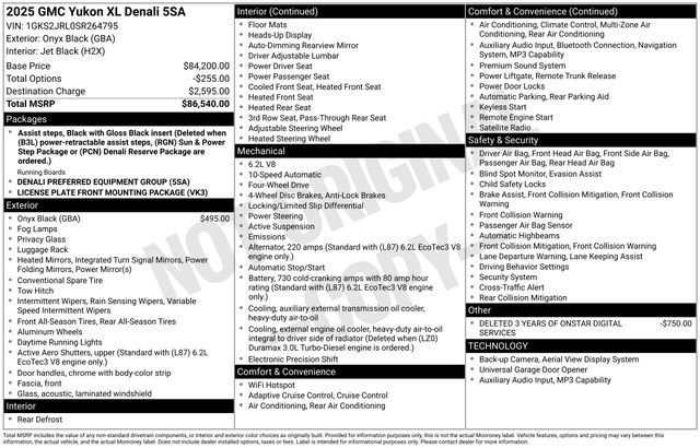 Pre-Owned 2025 GMC Yukon XL Denali SUV in Jacksonville #P9723 | George ...