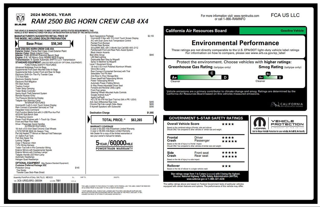 Pre-Owned 2024 Ram 2500 Big Horn 4D Crew Cab in Tempe #FE31053 | Bill ...