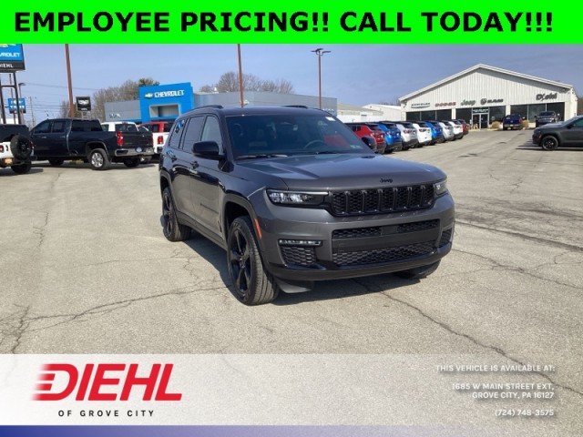 New 2025 Jeep Grand Cherokee L Limited Utility in McKees Rocks #25GJ2400 | Diehl CDJR of Robinson