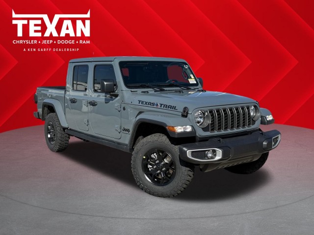 New 2025 Jeep Gladiator Texas Trail Crew Cab in Humble #SL509603 | Texan Chrysler Dodge Jeep Ram