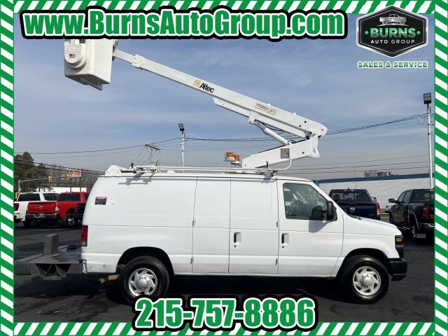 Pre-Owned 2014 Ford E350 34ft Bucket Van W/Low Miles Full-size Cargo ...