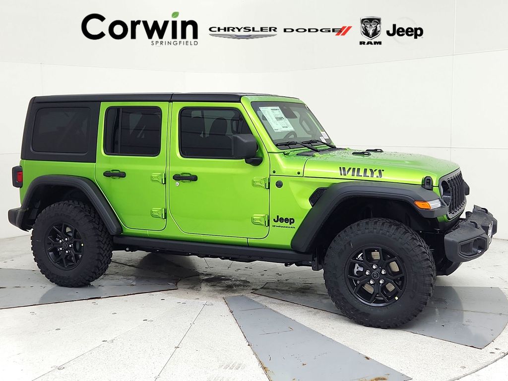 New 2025 Jeep Wrangler Willys Sport Utility in Springfield #1659636 ...