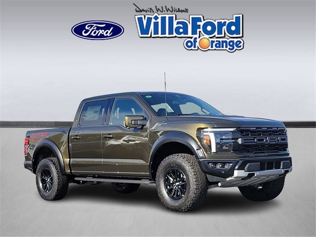 New 2025 Ford F-150 Raptor® SuperCrew® in Orange #00250256 | Villa Ford ...