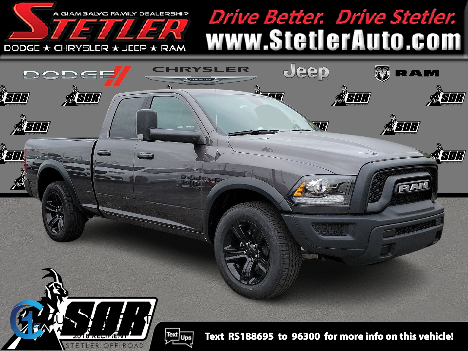 New 2024 RAM 1500 Classic Warlock Quad Cab in York #742607 | Stetler ...
