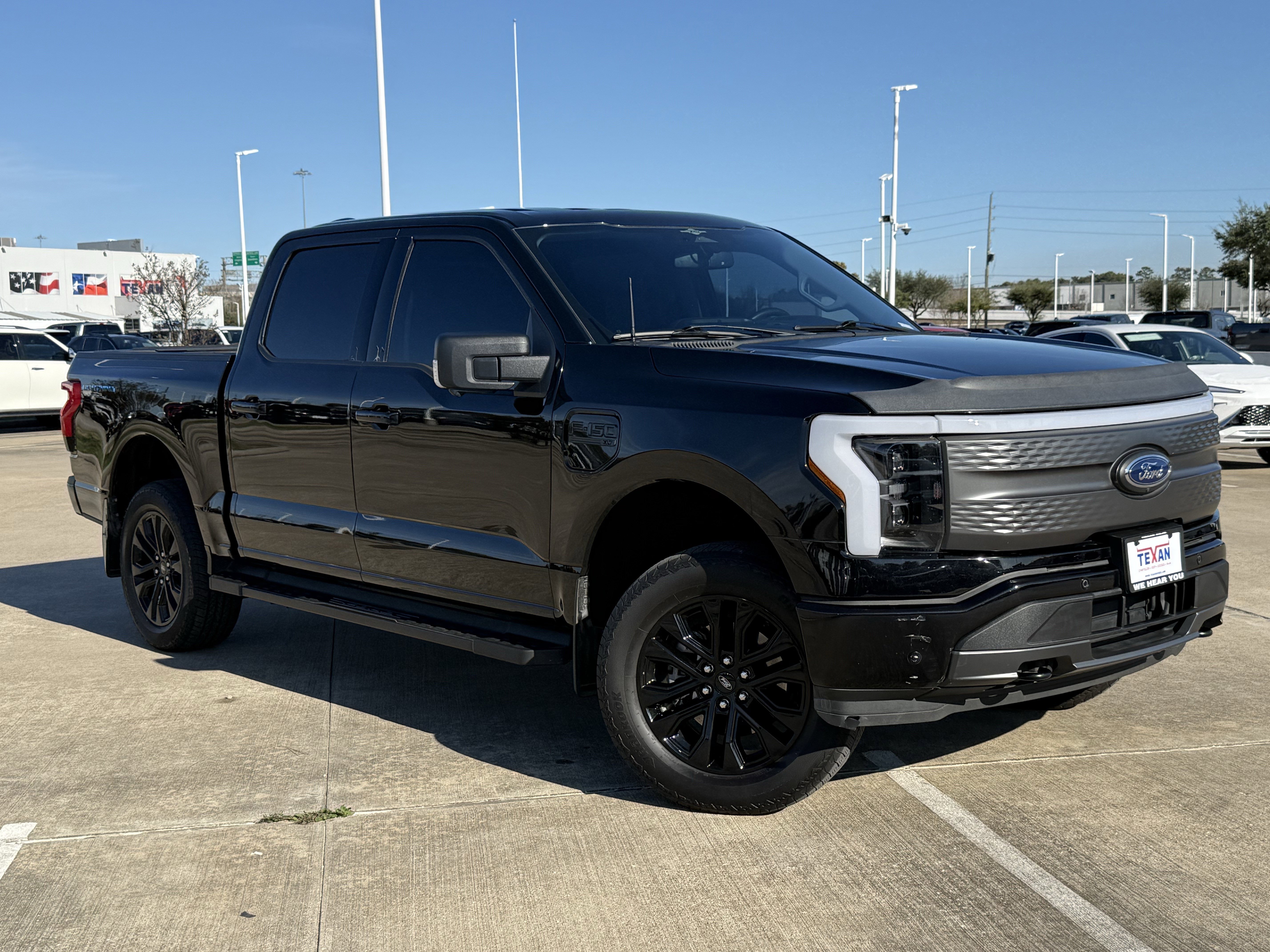 Pre-Owned 2023 Ford F-150 Lightning XLT Crew Cab Pickup in Humble # ...