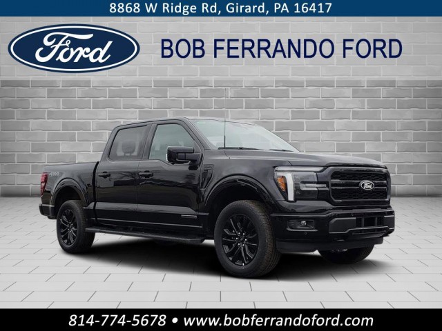 New 2025 Ford F-150 LARIAT® SuperCrew® in Girard #SF166 | Bob Ferrando Ford