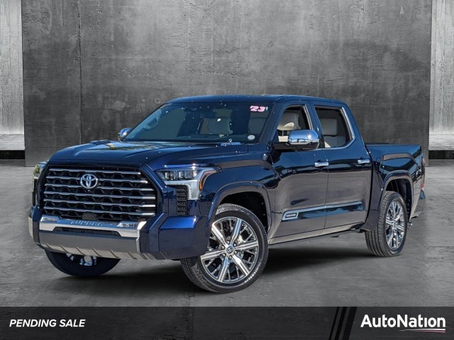 Pre-Owned 2023 Toyota Tundra Capstone Hybrid Crew Cab Pickup in West ...