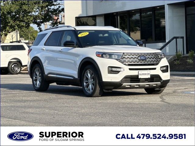 Pre-Owned 2022 Ford Explorer Limited 4 Door SUV in Siloam Springs # ...
