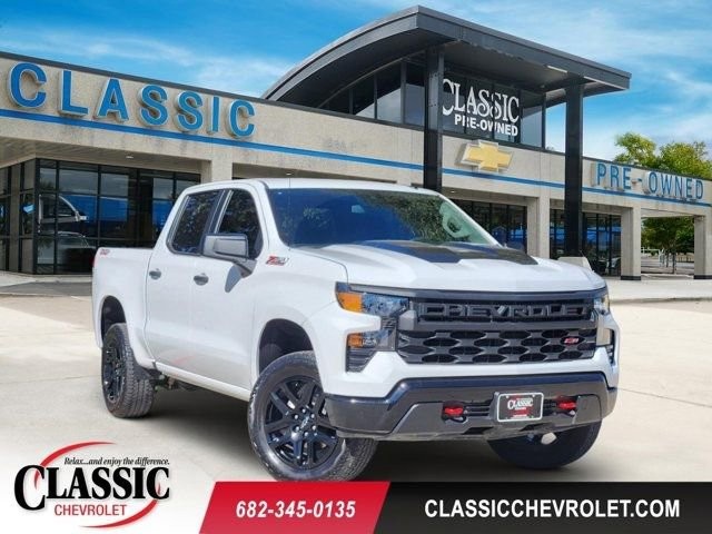 Pre-Owned 2024 Chevrolet Silverado 1500 Custom Trail Boss Crew Cab in ...