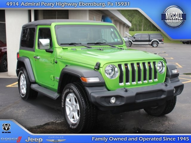 Pre-Owned 2019 Jeep Wrangler Sport S Convertible in Ebensburg #534878 | McCall Motors