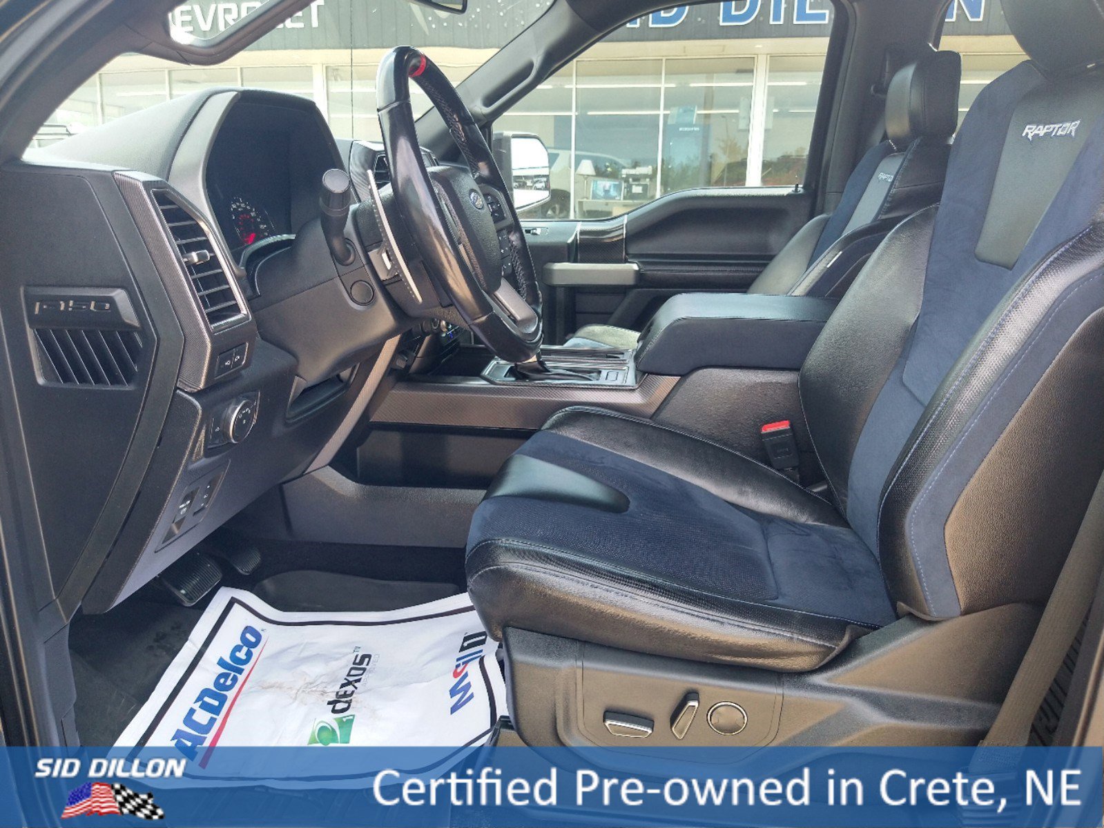 Ford Raptor Interior Blue