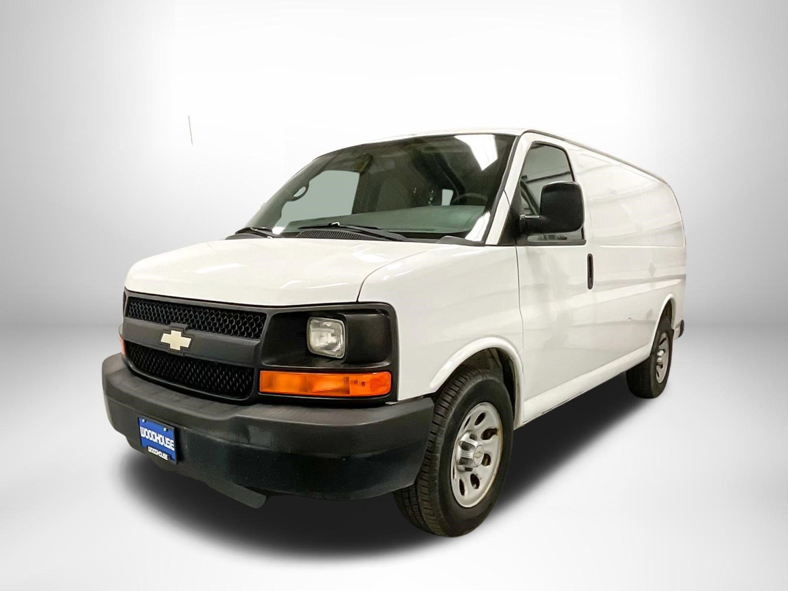 White Chevy Van