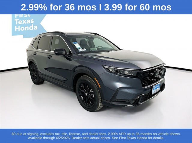 New 2025 Honda CR-V Hybrid Sport-L 4D Sport Utility in Austin #H12178 | First Texas Honda