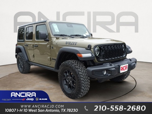 New 2025 Jeep Wrangler Willys Convertible in San Antonio #J535170 ...