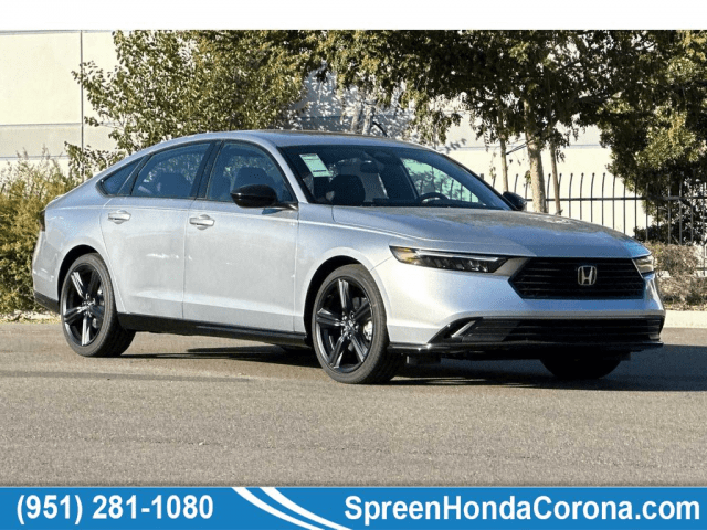 New 2025 Honda Accord Hybrid Sport-L Sedan in Corona #251172 | Spreen Honda Corona