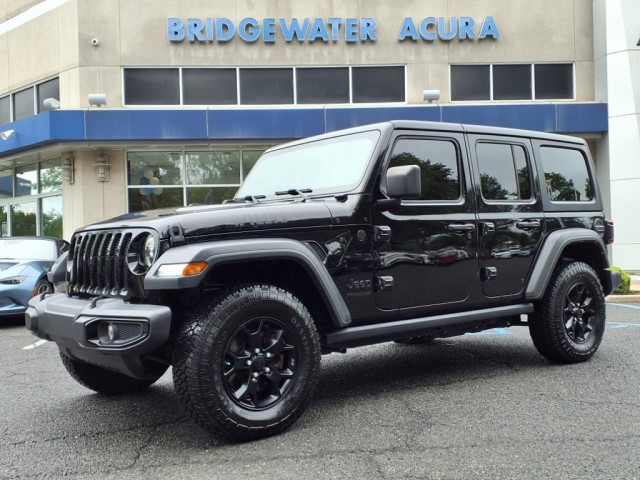 Pre-Owned 2021 Jeep Wrangler Unlimited Willys 4×4 Willys 4dr SUV in ...