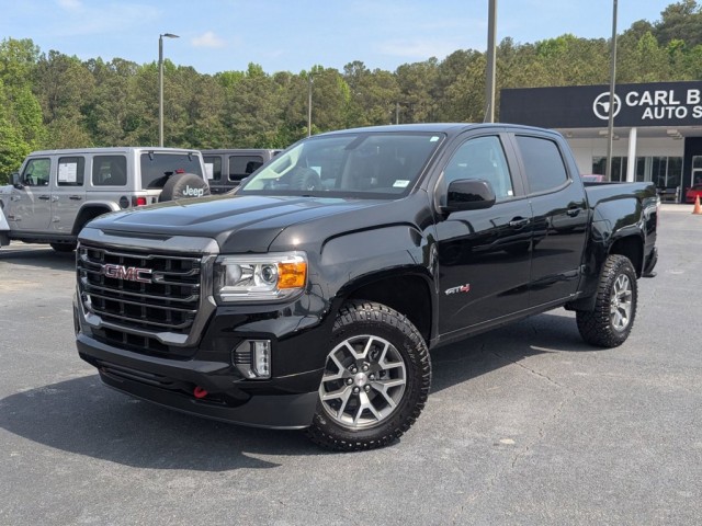Pre-Owned 2022 GMC Canyon 4WD AT4 w/Leather Crew Cab Pickup in Roswell ...