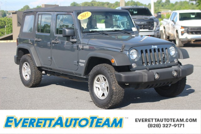Pre-Owned 2017 Jeep Wrangler Unlimited Sport SUV in Morganton #P7994 ...