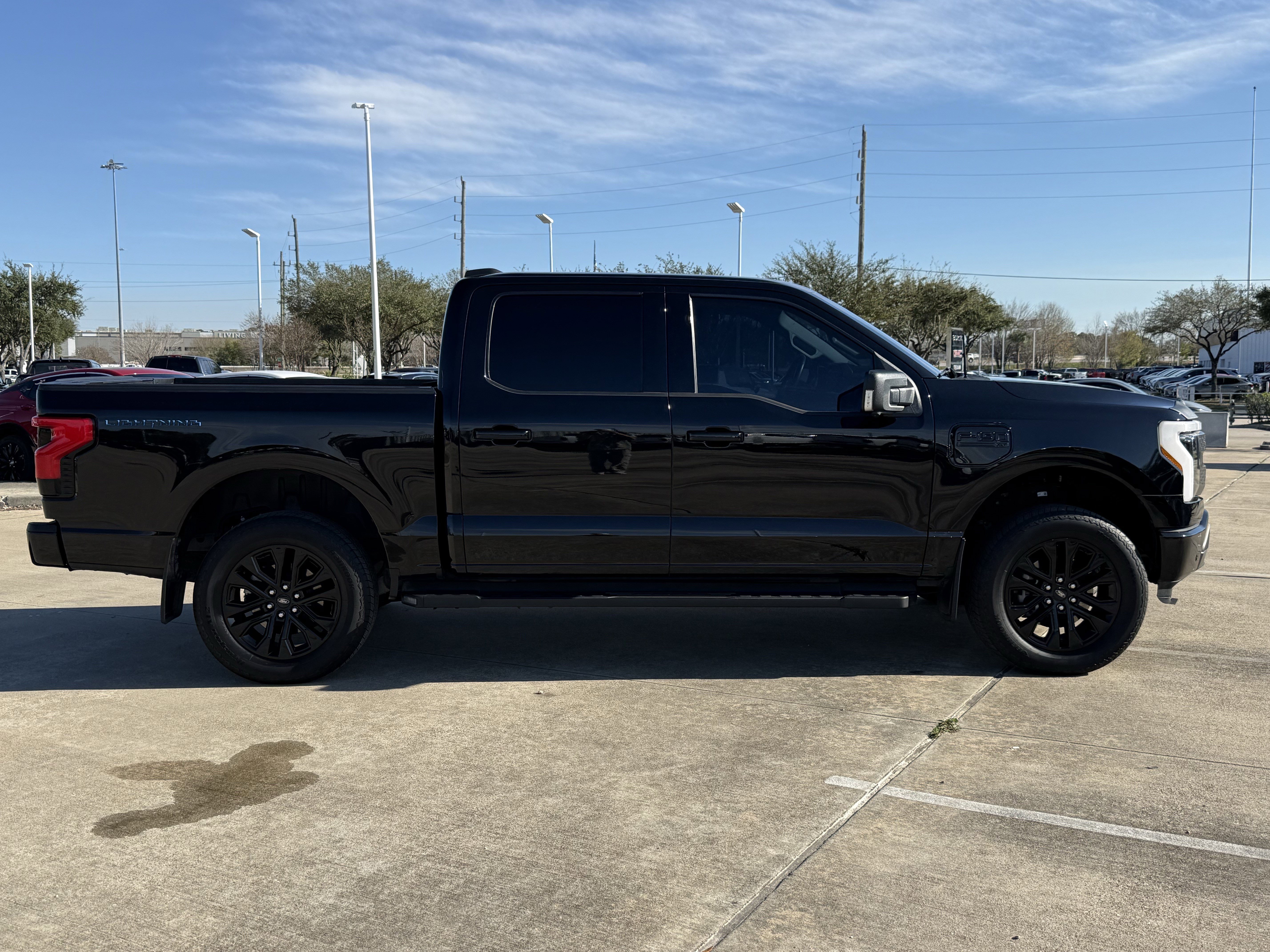 Pre-Owned 2023 Ford F-150 Lightning XLT Crew Cab Pickup in Humble # ...