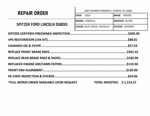 Pre-Owned 2023 Toyota Corolla Cross XLE 4D Sport Utility in North ...