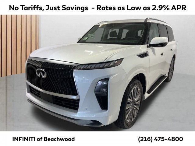 New 2025 INFINITI QX80 LUXE 4D Sport Utility in Beachwood #B25347 | INFINITI of Beachwood