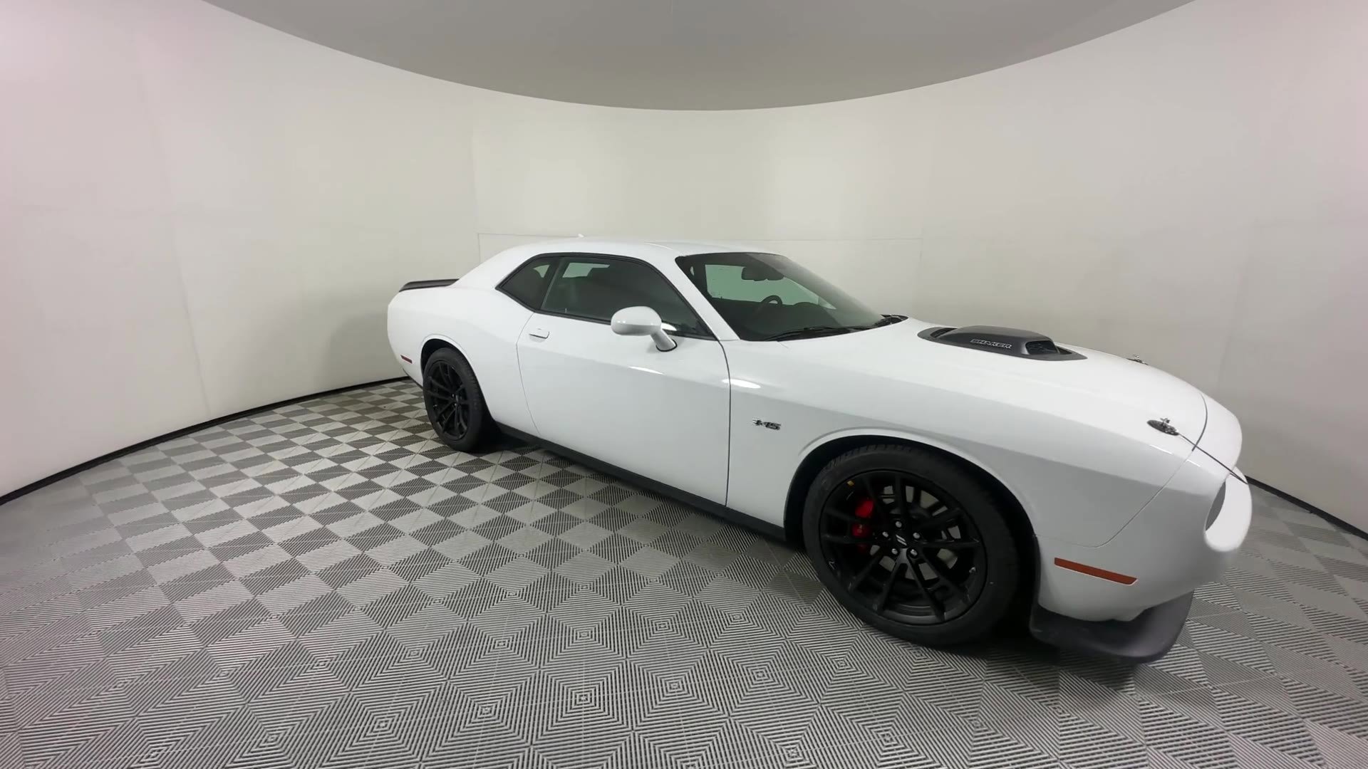 White Challenger White Rims