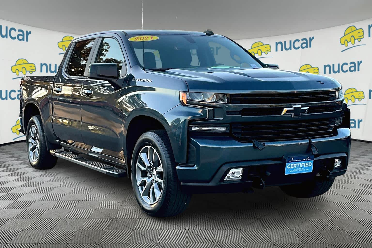 Pre-Owned 2021 Chevrolet Silverado 1500 RST 4WD Crew Cab 147 Crew Cab ...
