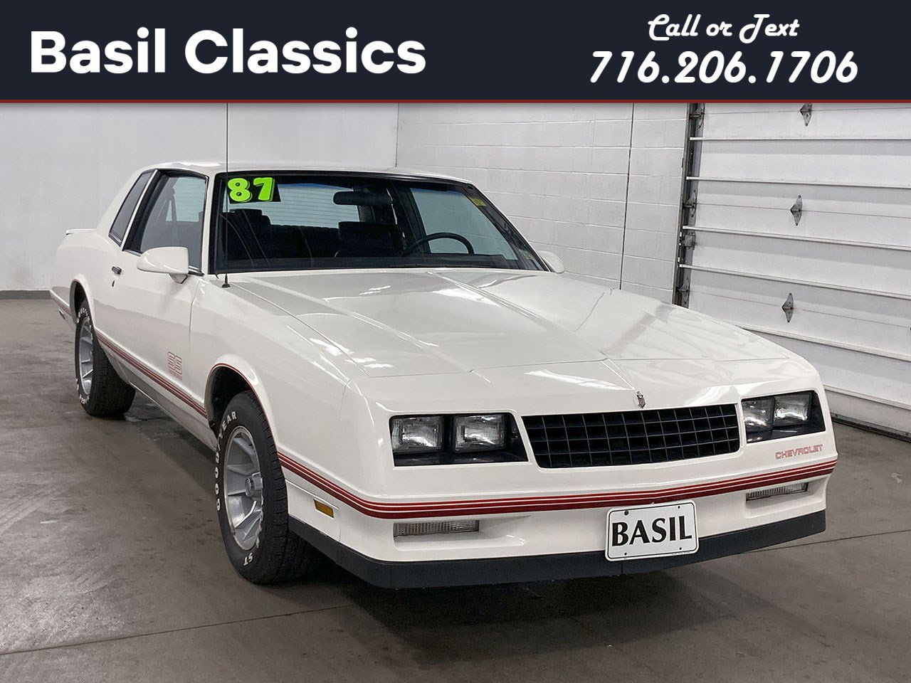 Pre-Owned 1987 CHEVROLET MONTE CARLO CP in Depew #C121 | Joe Basil ...