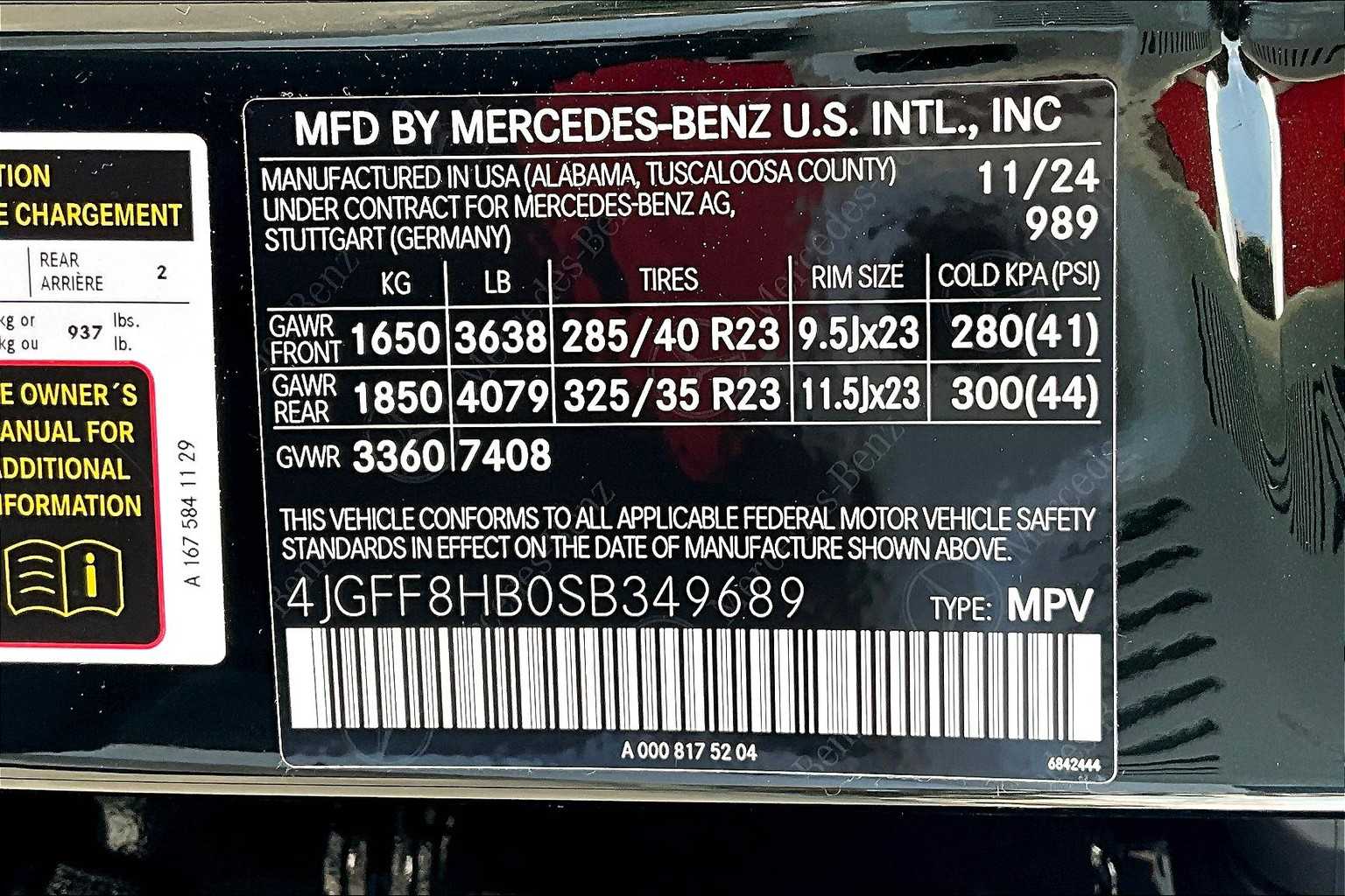 New 2025 Mercedes-Benz GLS Maybach GLS 600 SUV in Augusta #SB349689 ...