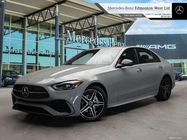 New 2025 Mercedes-Benz C 300 4MATIC Sedan – Manufaktur Alpine Grey ...