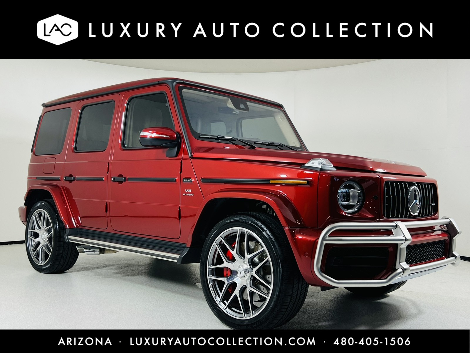 Red Mercedes G Class Suv