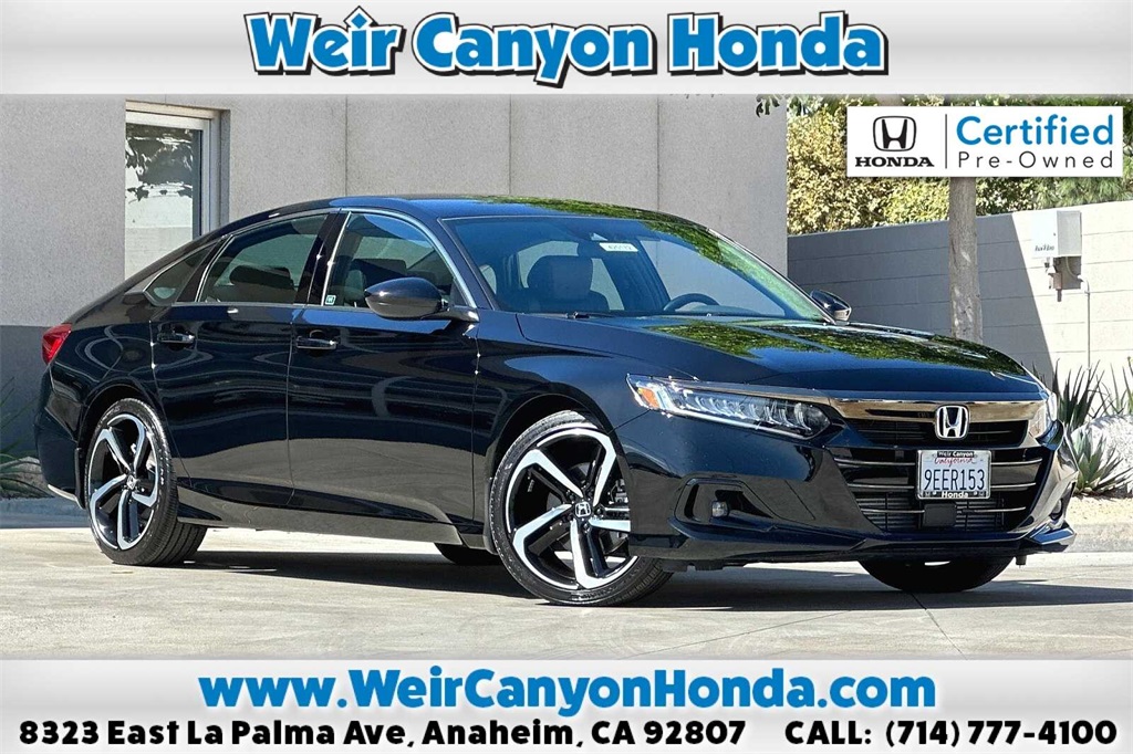 2022 Honda Accord Sport Black