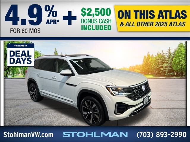 New 2025 Volkswagen Atlas 2.0T SEL Premium R-Line 4D Sport Utility in ...