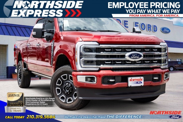 New 2024 Ford Super Duty F-250 SRW Platinum Crew Cab Pickup in San Antonio #D55168 | Northside Ford