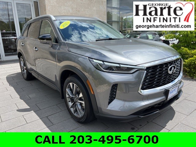 Certified Pre-Owned 2023 INFINITI QX60 LUXE 4D Sport Utility in Hartford #6775I | Harte INFINITI