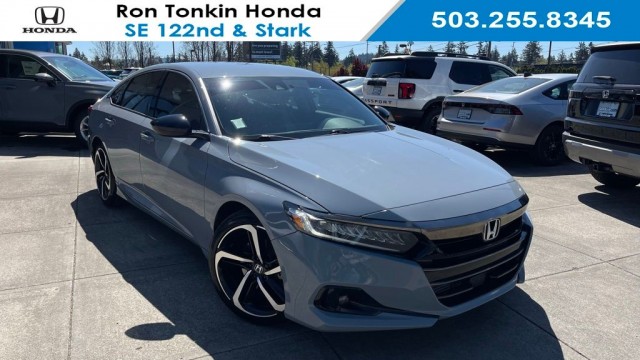 Pre-Owned 2022 Honda Accord Sport Special Edition 4D Sedan in Gresham #H2125004A | Tonkin ...