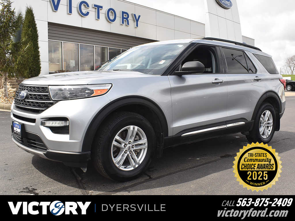 Pre-Owned 2022 Ford Explorer XLT 4 Door SUV in Dyersville #CS213A | Victory Ford of Dyersville
