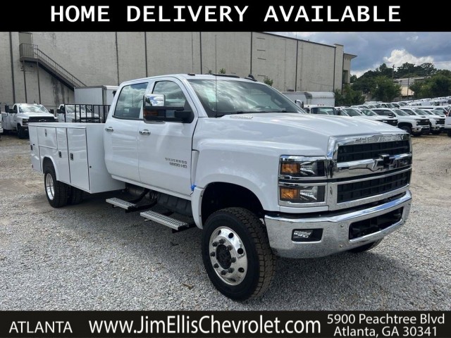 New 2024 Chevrolet Silverado MD Work Truck Utility Crew Cab Chassis-Cab ...