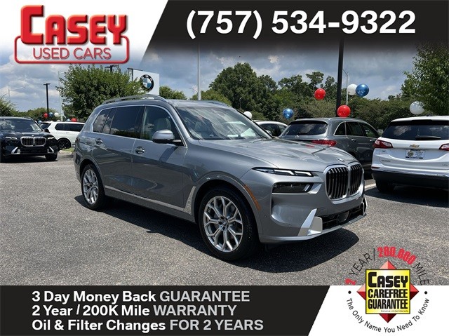 Certified Pre-Owned 2025 BMW X7 xDrive40i 4D Sport Utility in Newport News #BMW789 | Casey Auto ...