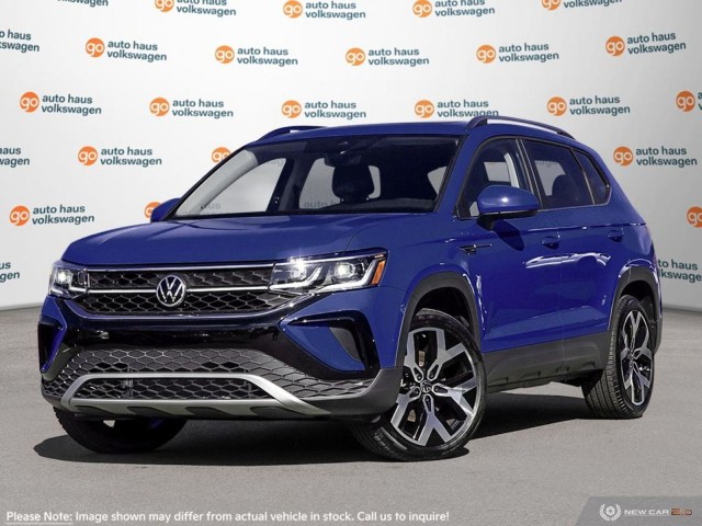 New 2023 Volkswagen Taos 19 INCH WHEELS/PANO ROOF/HIGH LINE in Winnipeg ...