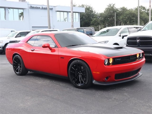 Red Challenger Black Rims