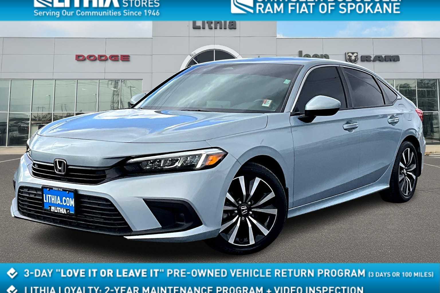 Pre-Owned 2022 Honda Civic EX 4dr Car in Spokane #326334A | Camp Chevrolet