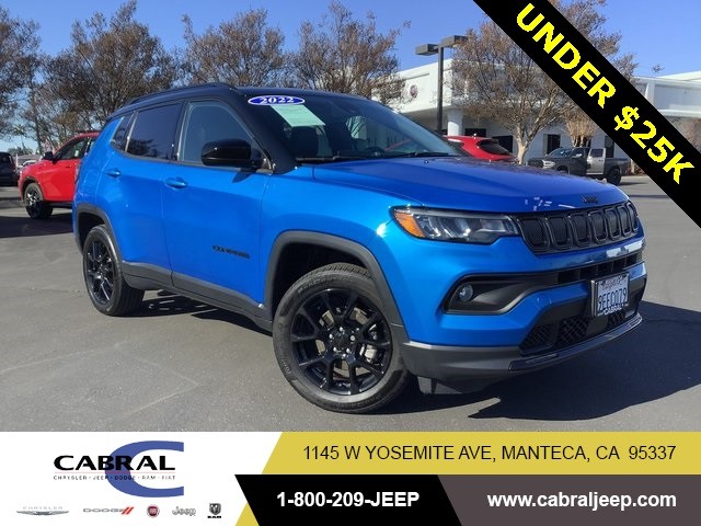 Pre-Owned 2022 Jeep Compass Altitude 4D Sport Utility in Manteca #P4713 ...