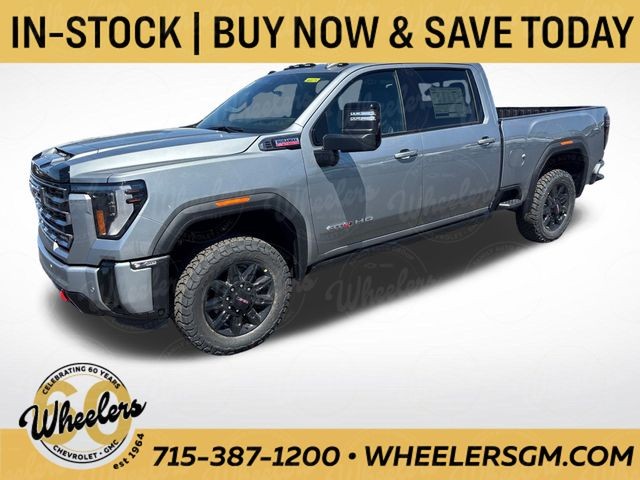 New 2025 GMC Sierra 2500HD AT4 4D Crew Cab in Marshfield #A00776 | Wheelers Family Auto Group