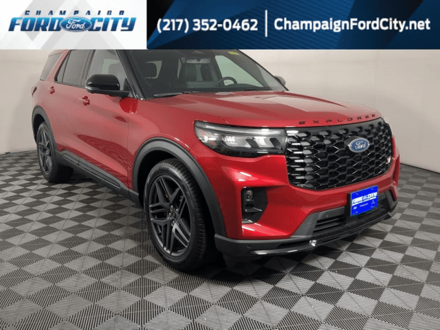 New 2025 Ford Explorer ST SUV in Champaign #F25219 | Champaign Ford City